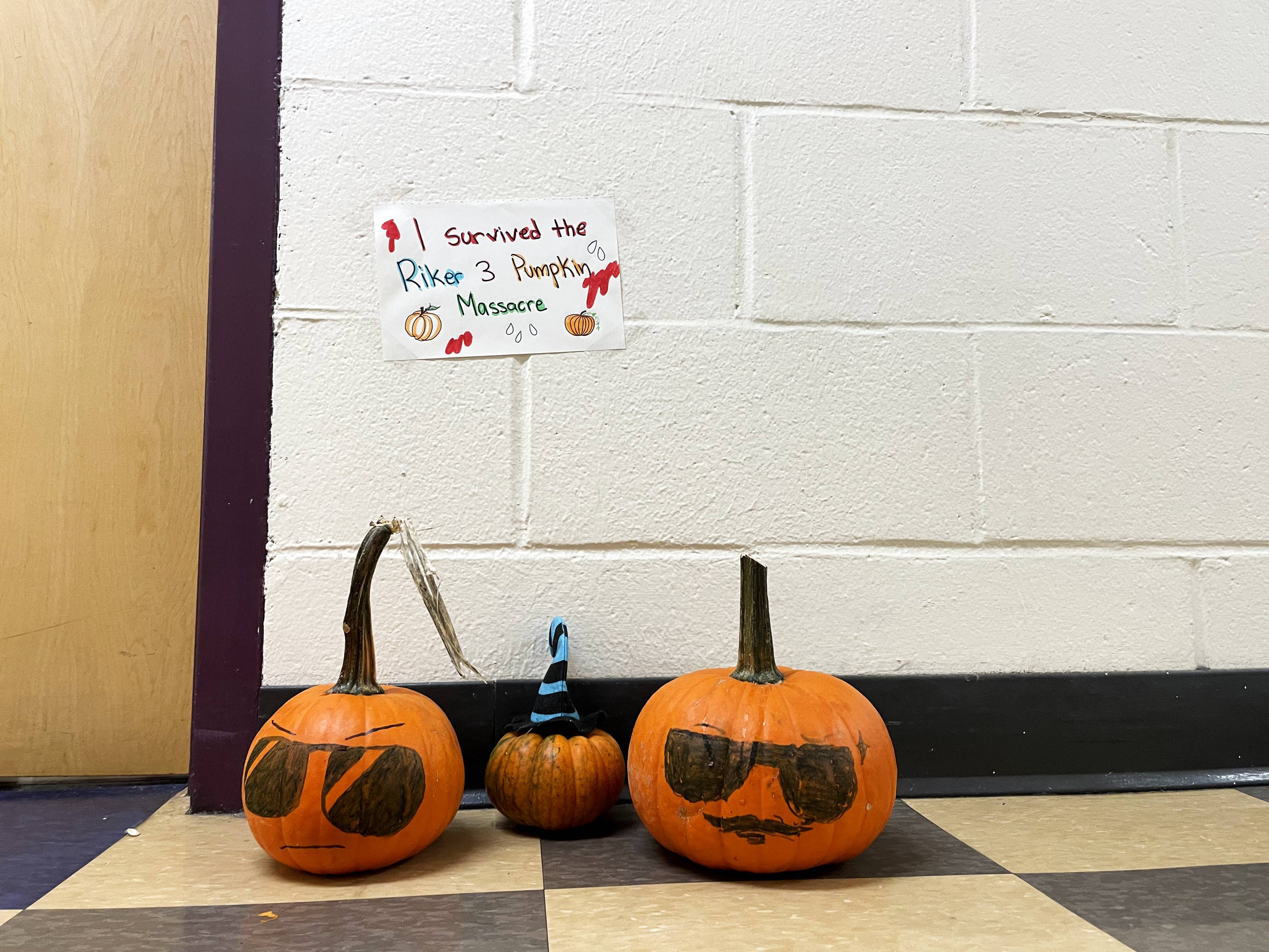 Riker Residents Witness Pumpkin Massacre – The Drew Acorn