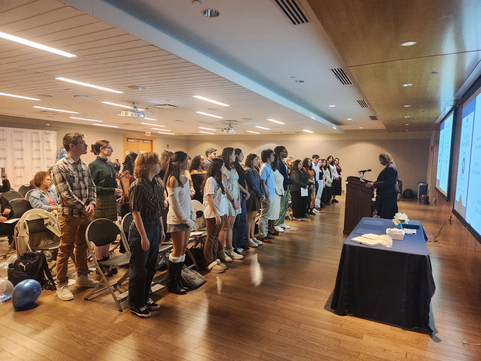 Drew Hosts Inaugural Tri-Alpha Induction Ceremony – The Drew Acorn